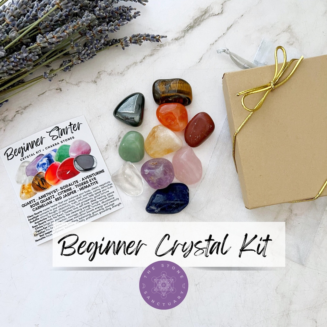 Beginner Crystal Set | Crystal Starter Kit - 10 Tumbled Polished ...