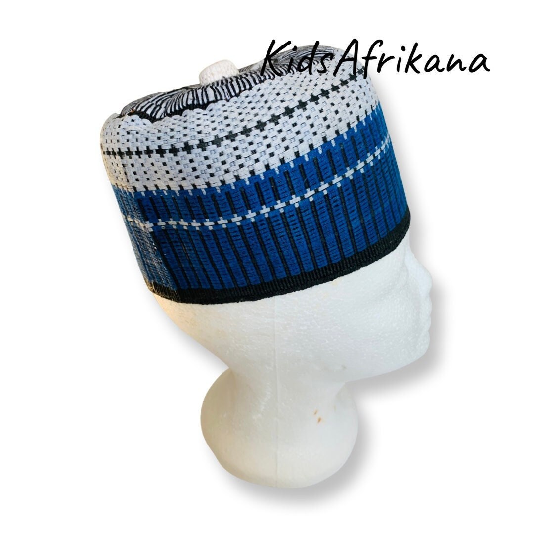 African Hat, Hausa Hat, Kufi Boy's Hat, Topi, Bucharian, Tupi, Kippah ...