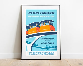 Disney Skyliner Poster Disney Attraction Poster Disney World Hollywood ...