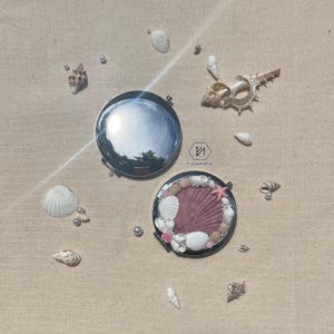 Seashell Compact Mirror - Etsy