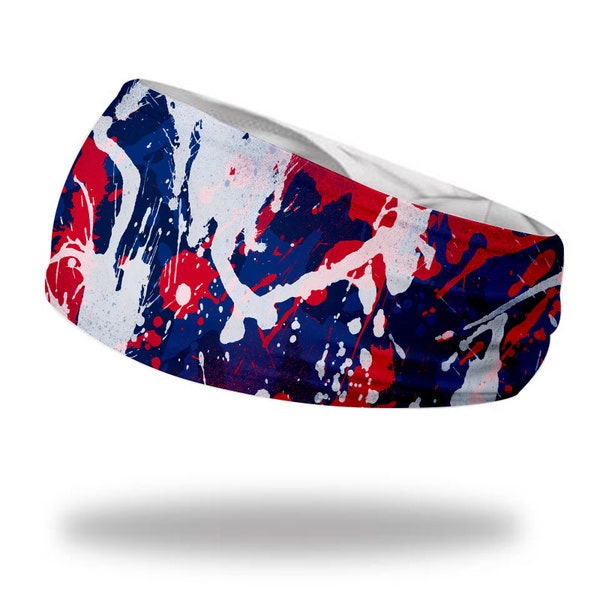 Red White and Blue Sweatband - Etsy