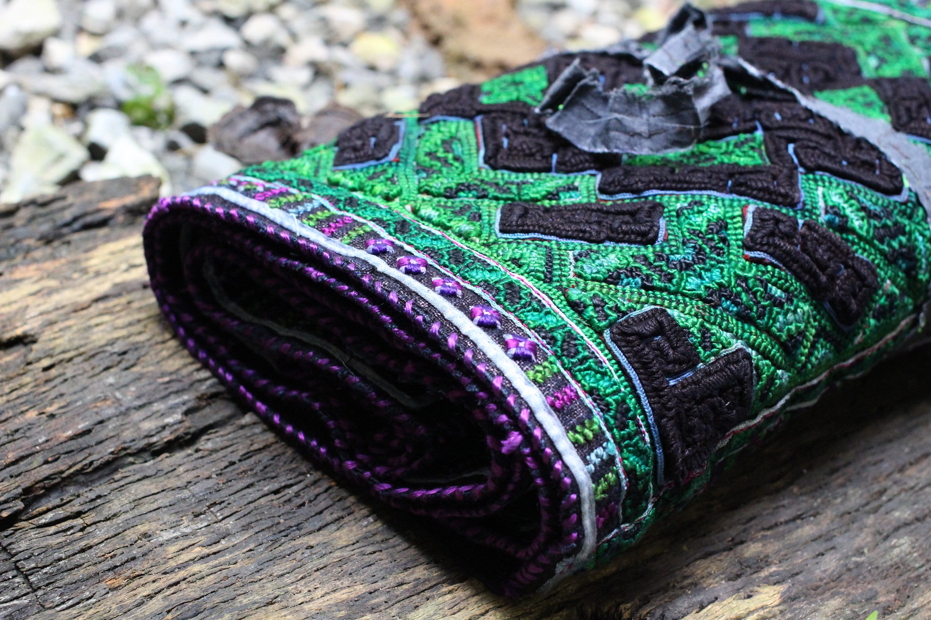 Embroidered Belt Traditional Vintage Belt Hmong Hill Tribe Embroidered ...