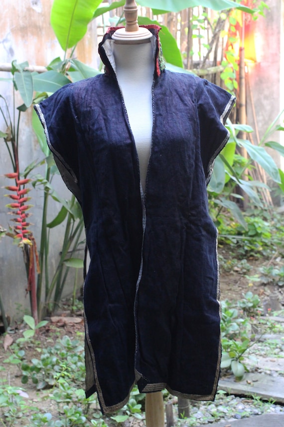Traditional vintage Jacket Hmong Hill Tribe Embroider… - Gem