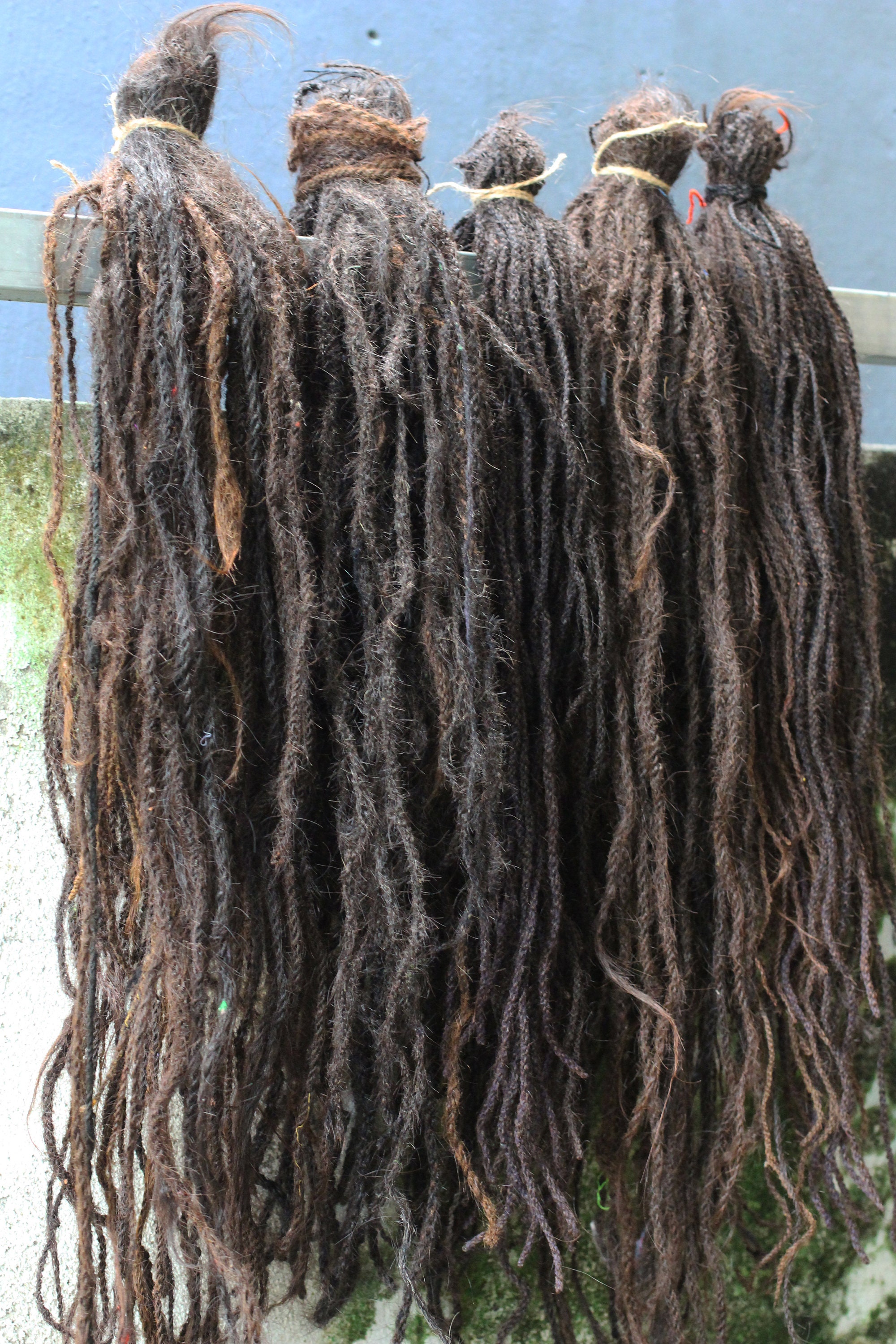 Hair Dreadlock Extensions of Hmong People, Hill Tribe Real Hair Dreads ...