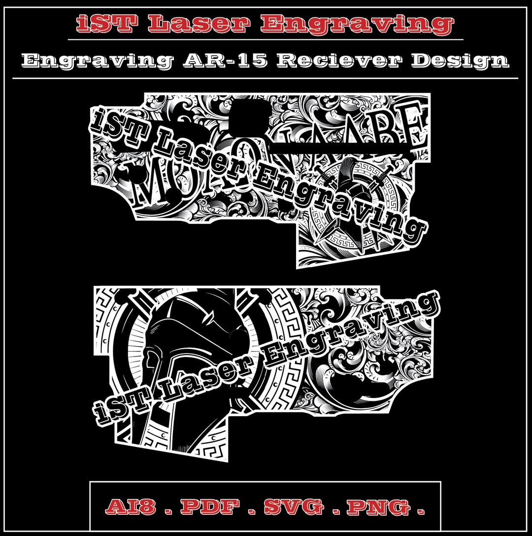 AR-15 Receiver Spartan Template - Etsy