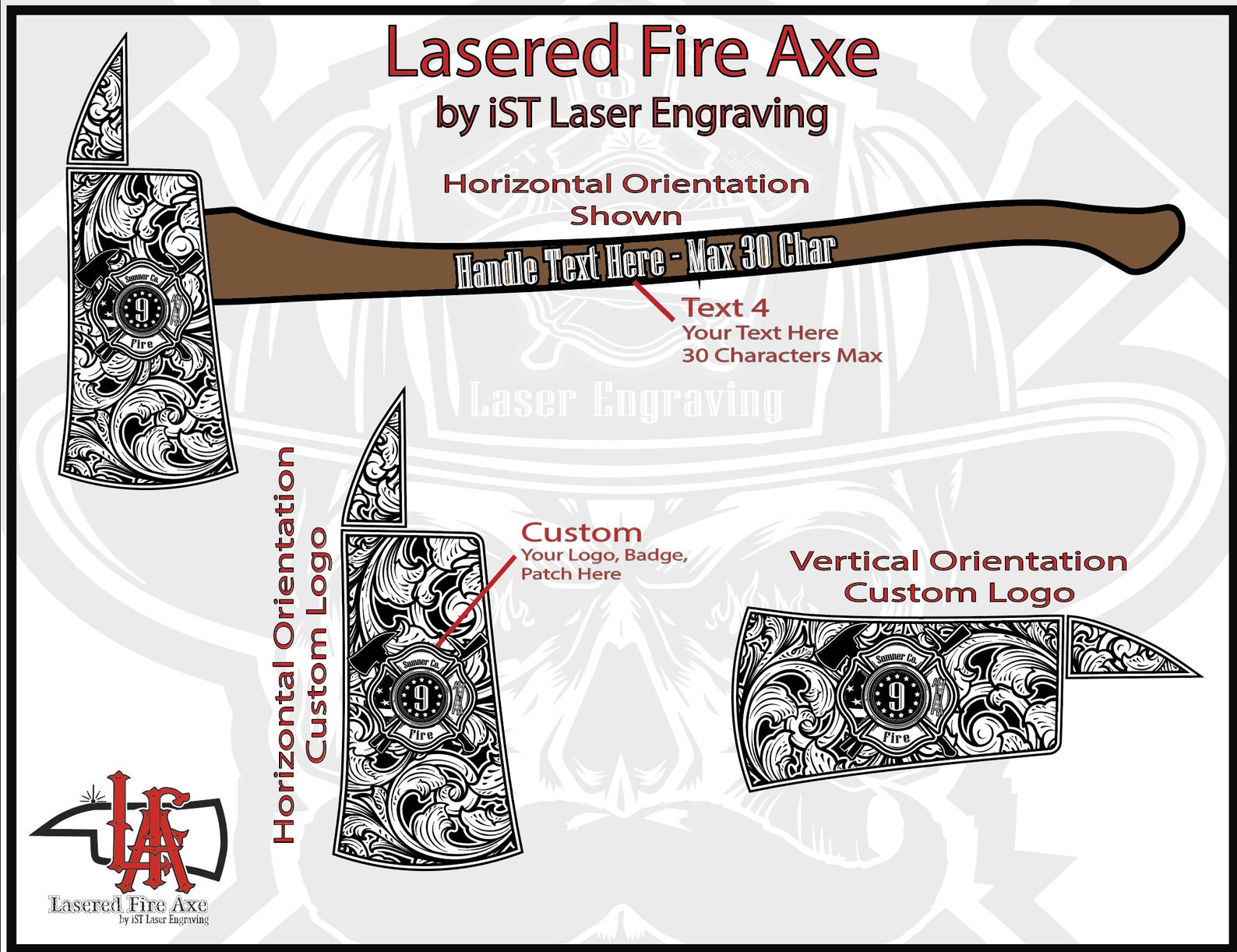 Custom Firefighter Axe Fire Axe - Etsy