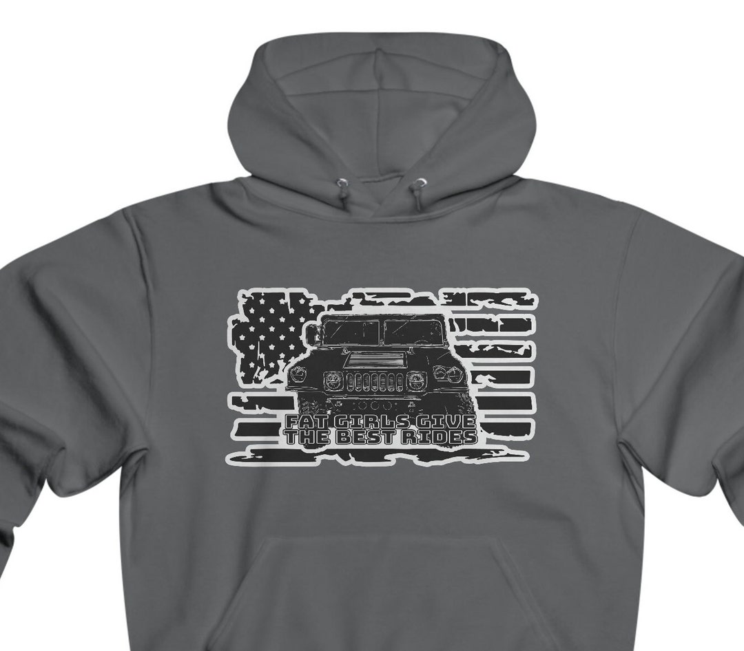 Fat Girls Humvee Flag NUBLEND® Hooded Sweatshirt - Etsy