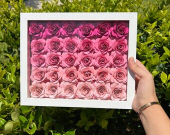Paper Flower Shadow Box - Etsy