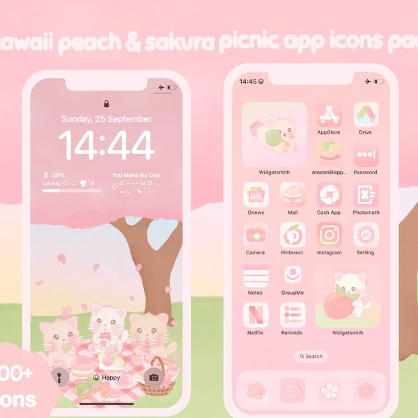 Kawaii App Icons - Etsy
