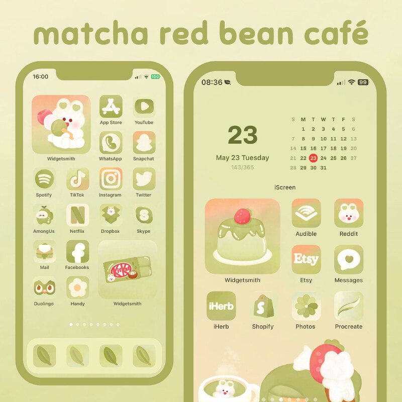 Green App Icons - Etsy