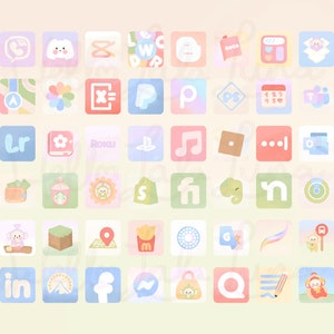 Cute Pastel App Icons Pack Ios & Android | Widgets | Wallpapers ...