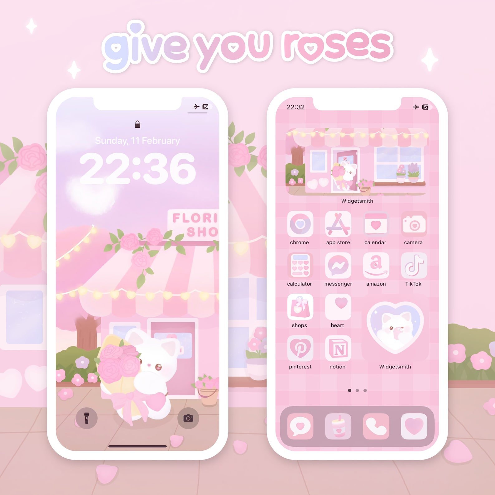 Give You Roses | App Icons Pack Ios & Android | Widgets | Wallpapers ...