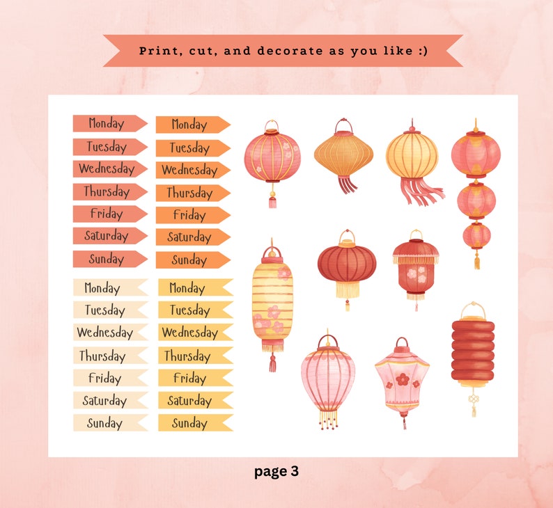 January Calendar Sticker for Planner Download Sticker Printable Sticker ...