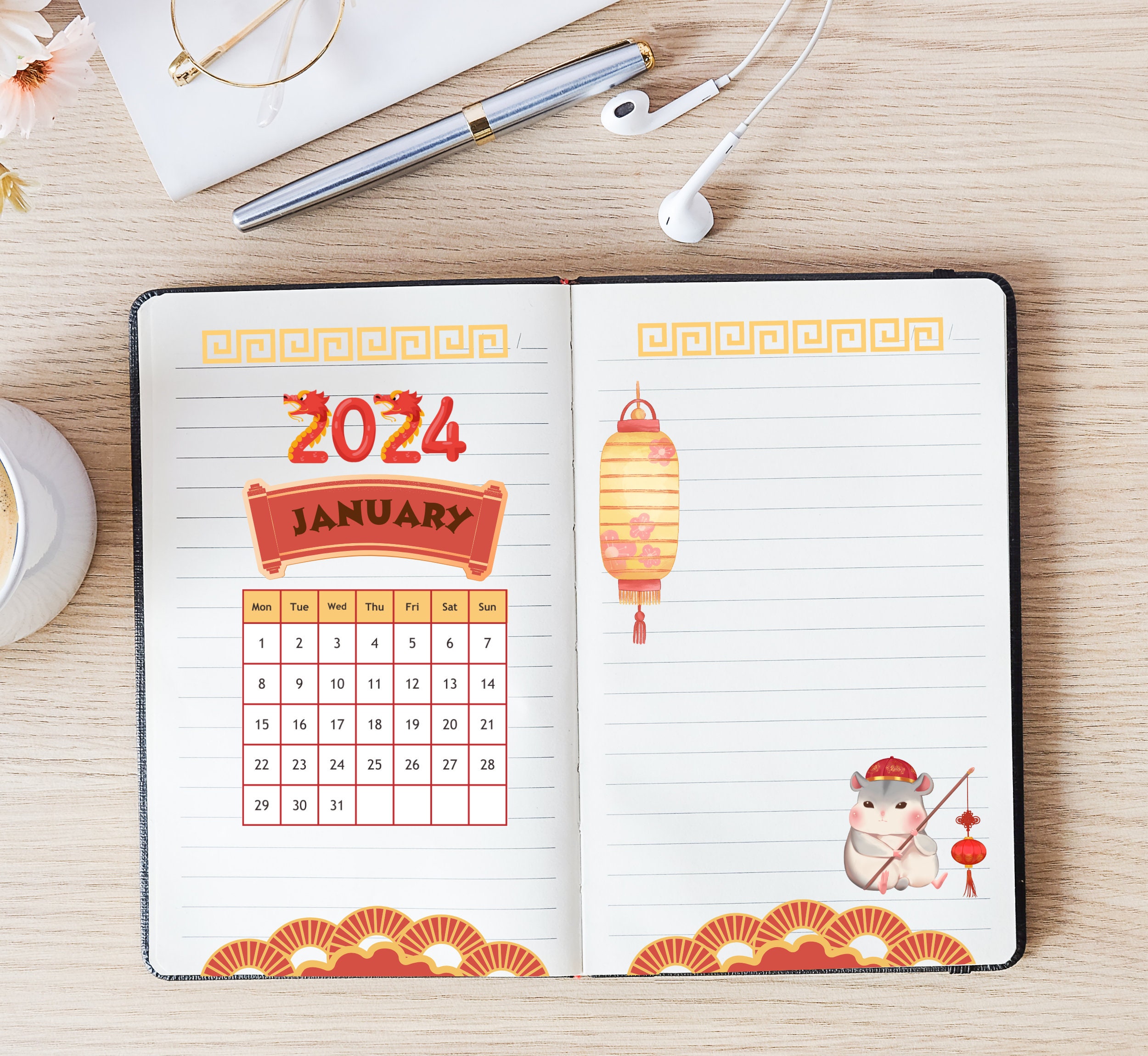 January Calendar Sticker for Planner Download Sticker Printable Sticker ...