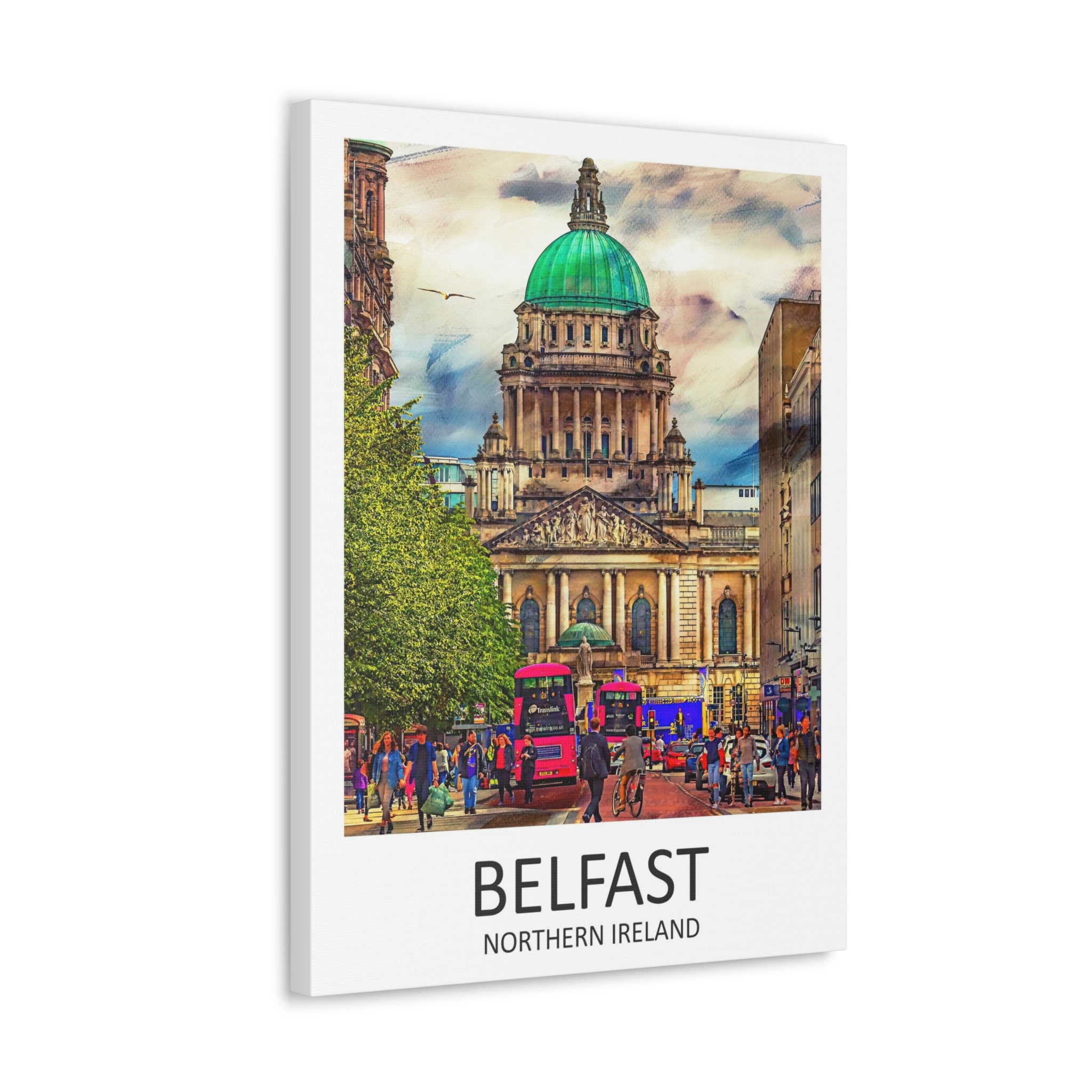 Belfast Northern Ireland Poster Print Travel Print - Etsy