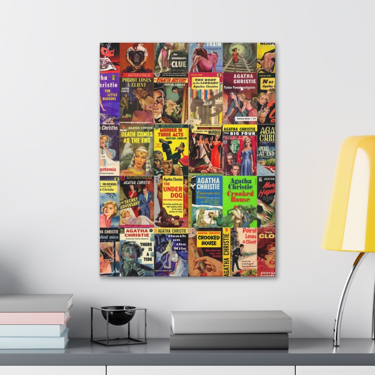 Agatha Christie Covers Poster Print Gallery Canvas, Wall Art, Wall ...