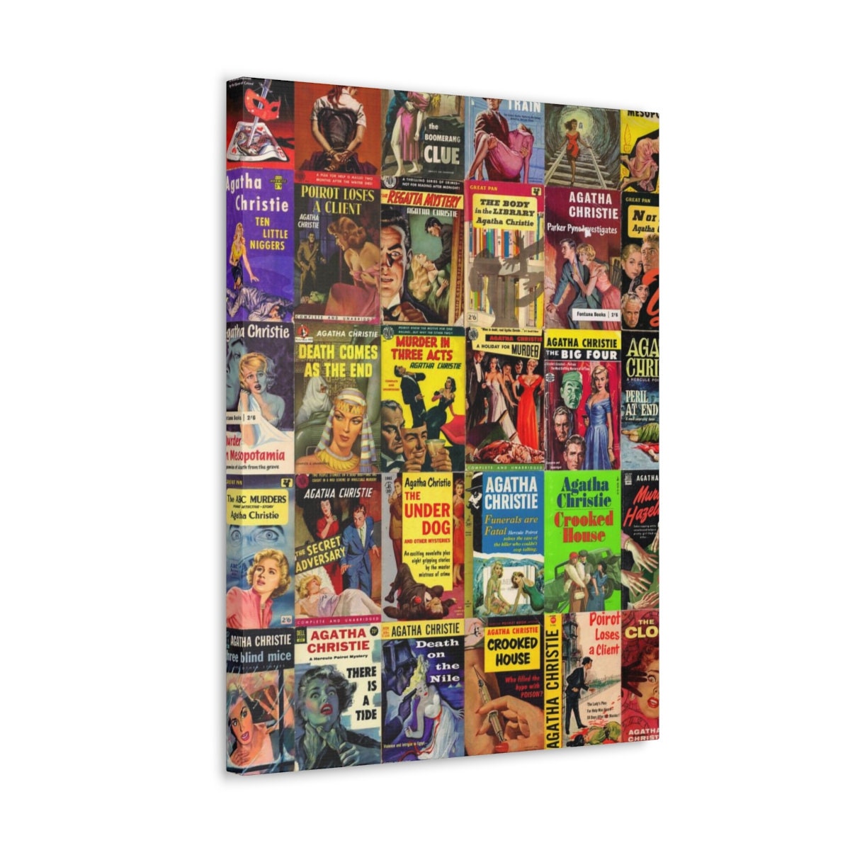 Agatha Christie Covers Poster Print Gallery Canvas, Wall Art, Wall ...