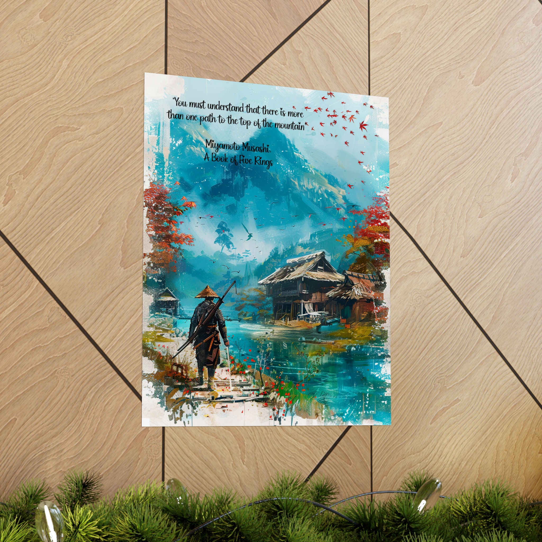 Miyamoto Musashi, 16x20 Poster, Samurai Quotes, Wall Art, Full Colors ...