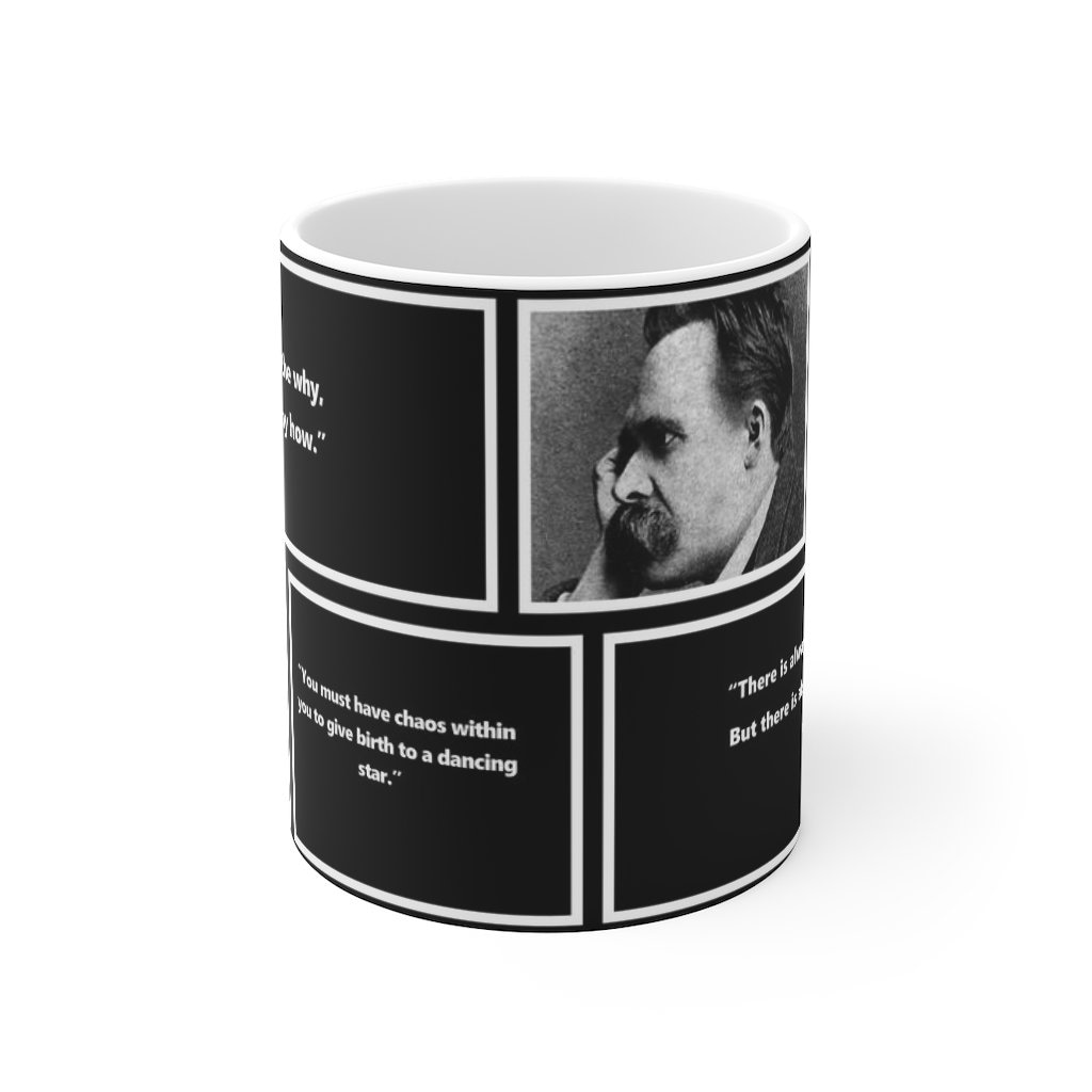 Friedrich Nietzsche Mug 11oz, Was a German Philosopher, Gift Mug for ...