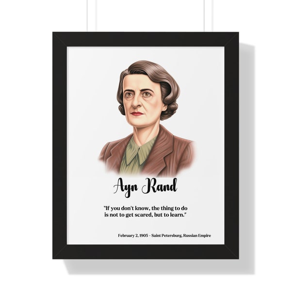 Ayn Rand Quote - Etsy