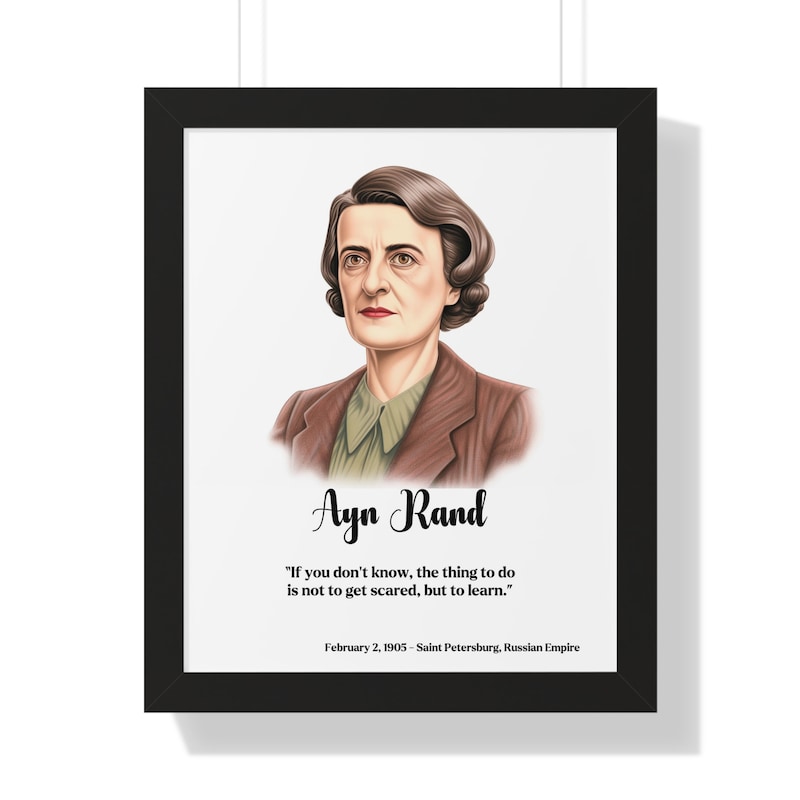 Ayn Rand Quote - Etsy