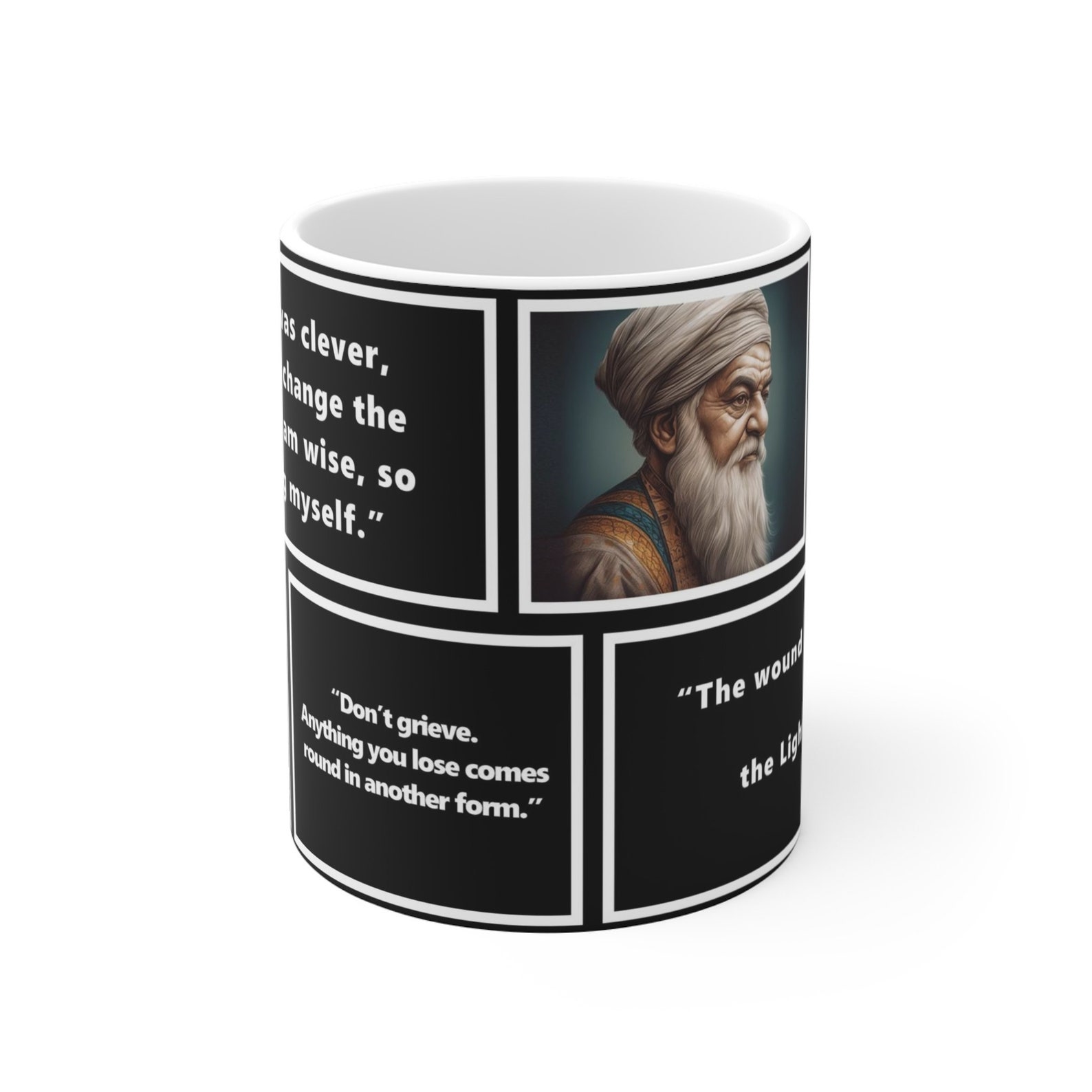 Rumi, Mug 11oz, Poetry in Mugs, Poems, Decoration for the House, the ...