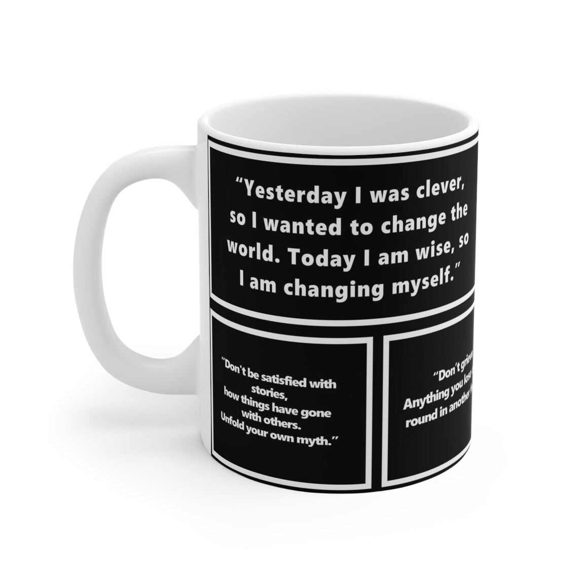 Rumi, Mug 11oz, Poetry in Mugs, Poems, Decoration for the House, the ...
