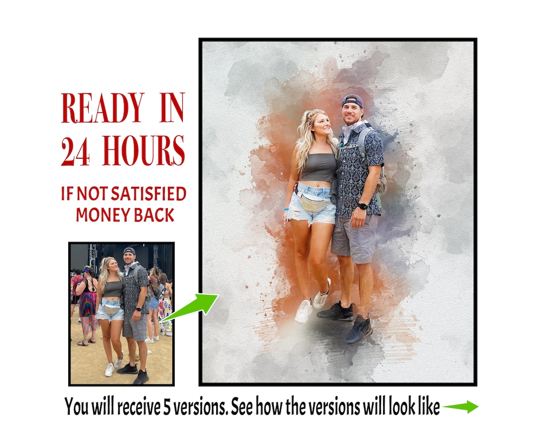 Watercolor Painting From Photo|convert Picture to Painting|turn Photo ...