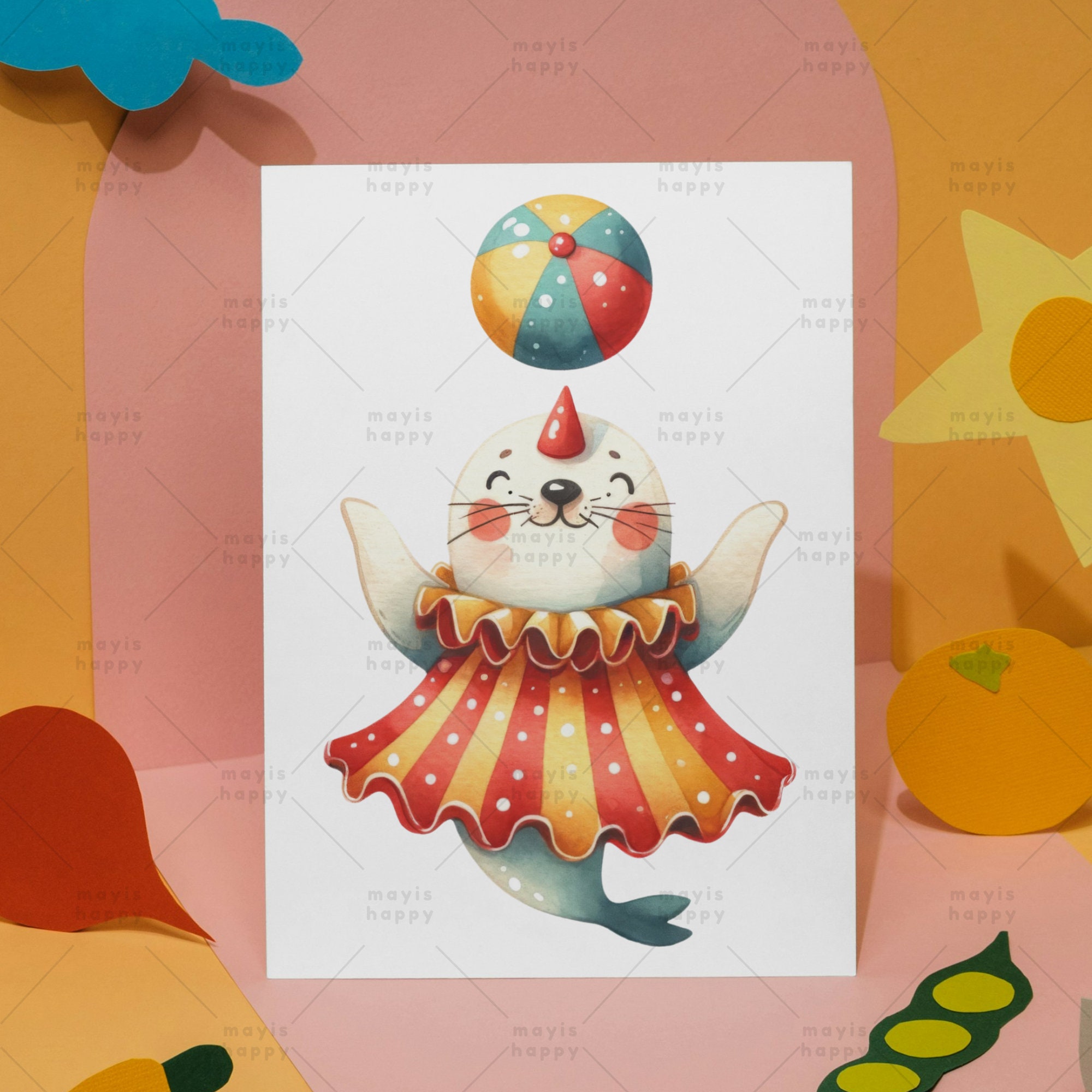 Wonderful Circus, Circus PNG, Animal Circus, Circus Clipart, Gift for ...