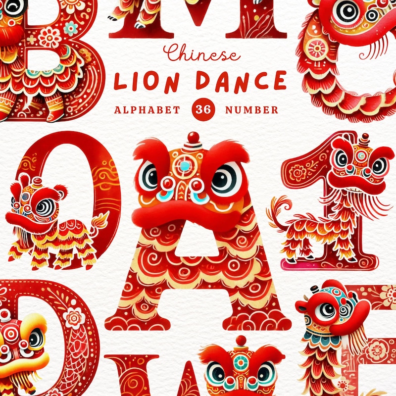 Lions Dancing - Etsy