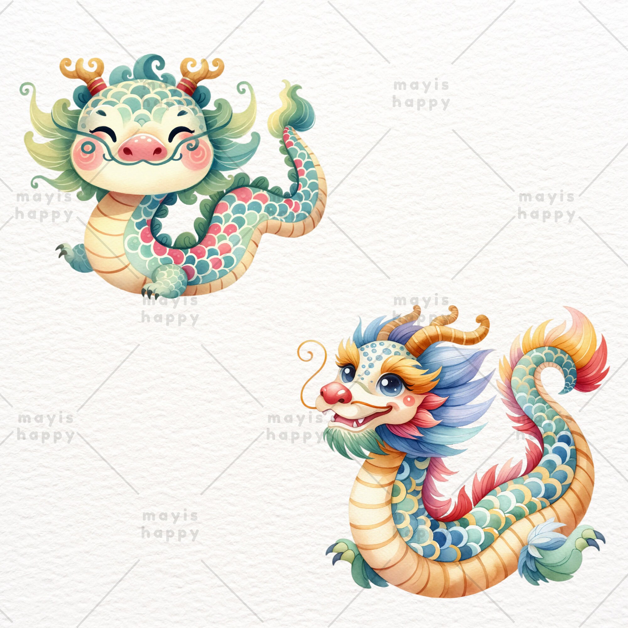 Dragon Clipart, Chinese Dragon Clipart, Chinese New Year, Clipart PNG ...