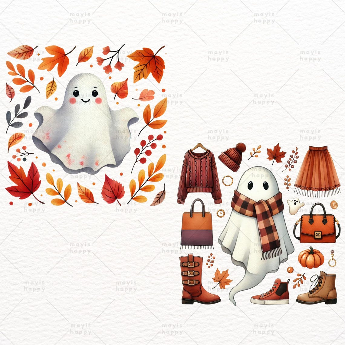 Fall Boo-jee Clipart, Cute Boo-jee PNG, Fall Season, Autumn Theme, DIY ...