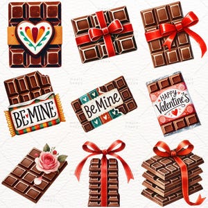 Valentine Chocolate, Chocolate Bar, Valentine's Day, Valentine PNG, DIY ...