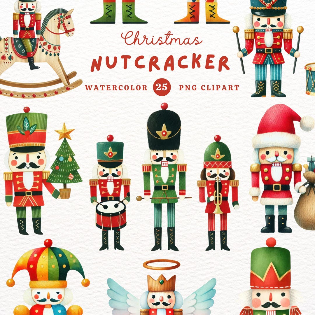 Christmas Nutcracker, Nutcracker Clipart, Cute Nutcracker, DIY Gift ...