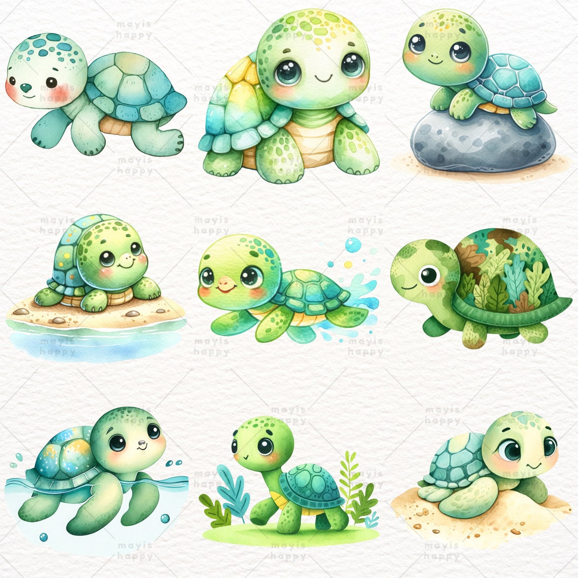 Cute Turtle, Animals, Turtle PNG, Turtle Day, Cute Animals, Kids Craft ...