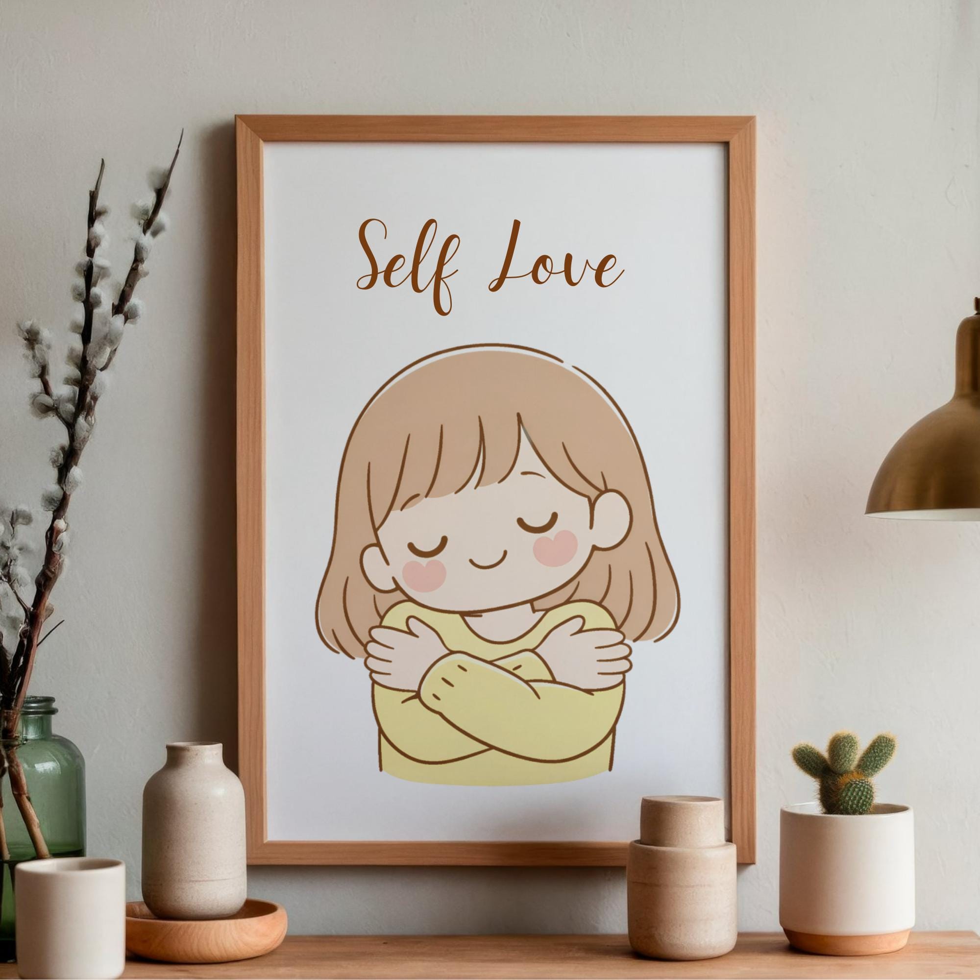 Girl Self Love Clipart Set: Woman's Day Illustration PNG - Etsy