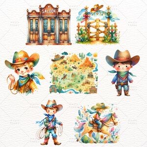 Cowboy Elements, Cowboy, Cowboy PNG, Sheriff PNG, Cowboy Gift, Gift for ...