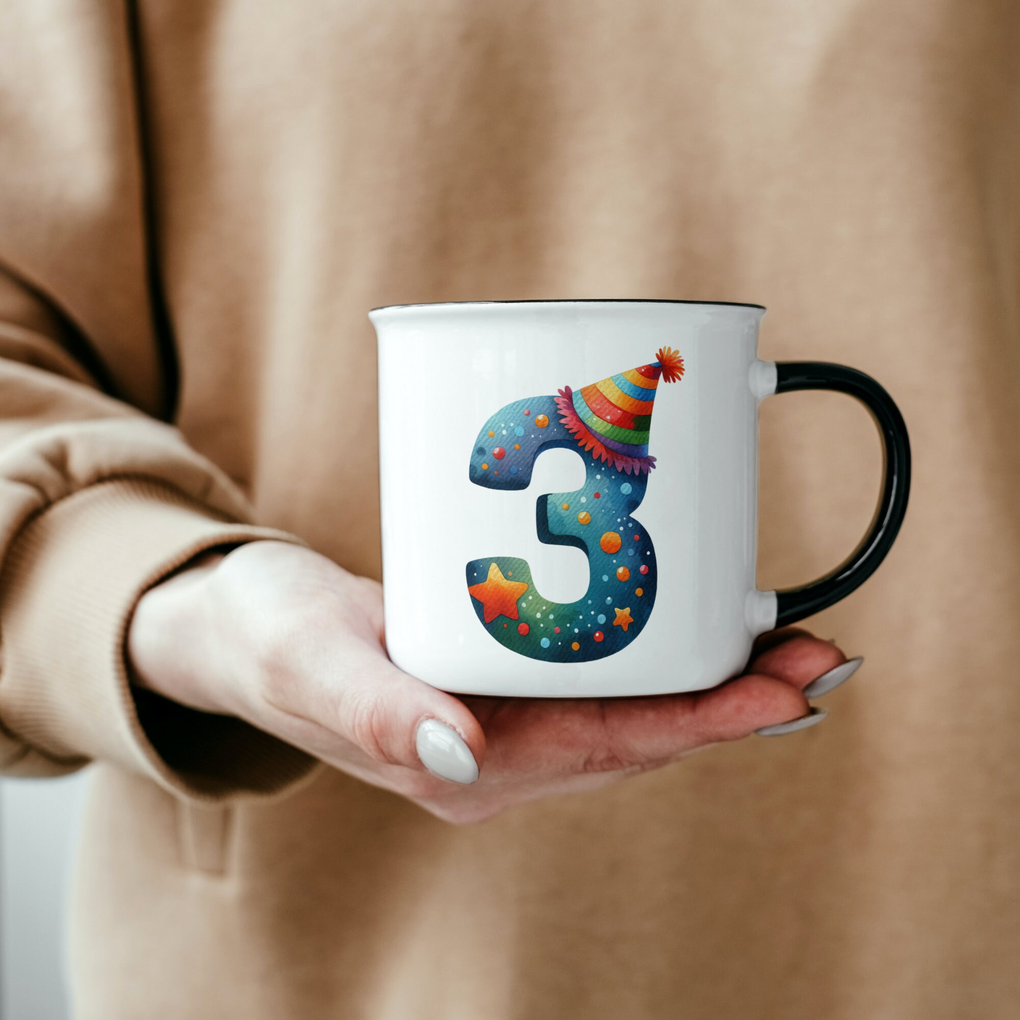 New Year Alphabet Clipart, Party Hat Alphabet Clipart, New Year Party ...