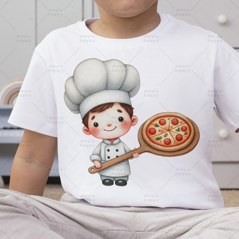 Cute Chef Clipart, Cooking Chef PNG, Cook PNG, Kitchen Clipart, DIY ...