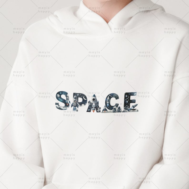 Rocket Alphabet, Astronaut Clipart, Space PNG, Space Alphabet, Alphabet ...