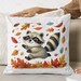 Fall Raccoon Clipart, Cute Raccoon PNG, Fall Season, Autumn Theme, DIY ...