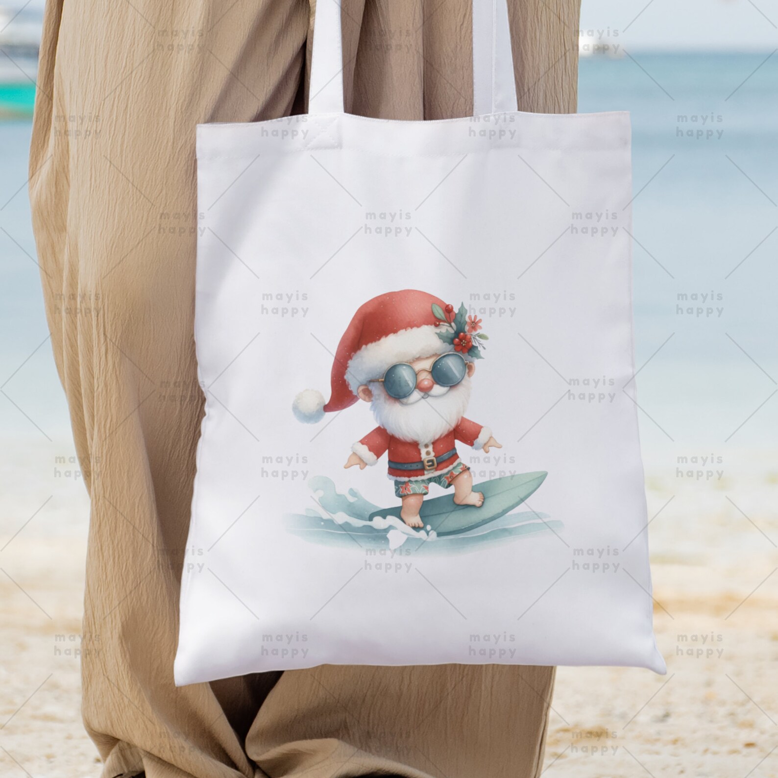 Summer Santa, Christmas in July, Santa Claus PNG, Santa Claus, Snow Man ...