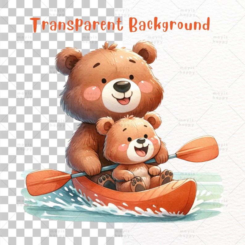 Daddy Bear & Baby Bear, Daddy Bear, Baby Bear, Dad PNG, Daddy PNG, Gift ...