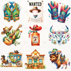 Cowboy Elements, Cowboy, Cowboy PNG, Sheriff PNG, Cowboy Gift, Gift for ...