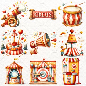 Wonderful Circus, Circus PNG, Animal Circus, Circus Clipart, Gift for ...