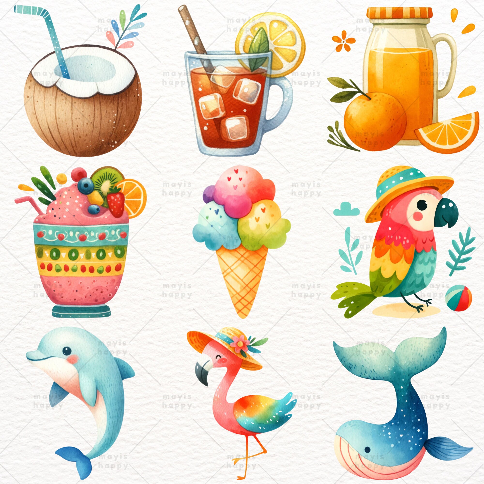 Summer Sea, Summer Elements, Summer PNG, Hello Summer, Summer Clipart ...