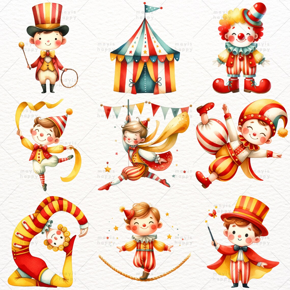 Wonderful Circus, Circus PNG, Cute Circus, Circus Clipart, Gift for ...