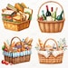 Summer Picnic Clipart: Watercolor PNG Bundle (40 Files) - Etsy