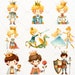 Royal Prince Watercolor Clipart: 25 PNG Illustrations (digital Download ...