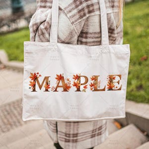 Autumn Maple Alphabet, Maple Alphabet, Maple Clipart, Autumn Theme ...